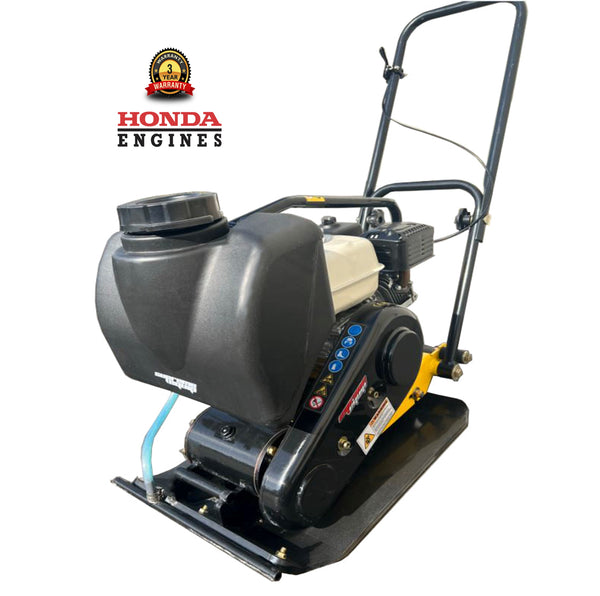 Honda GX160 23” x 18” Plate Compactor W/ Water Tank Compaction Force 4 ...