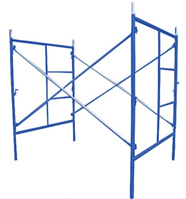 5Ft x 5Ft x 7 Ft. Long - 1 Story Steel Mason Scaffold Tower With Galva ...