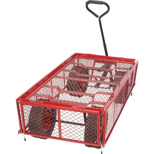 Heavy Duty Steel Mesh Wagon 2 in 1 1400 Lbs Capacity - California Tools ...